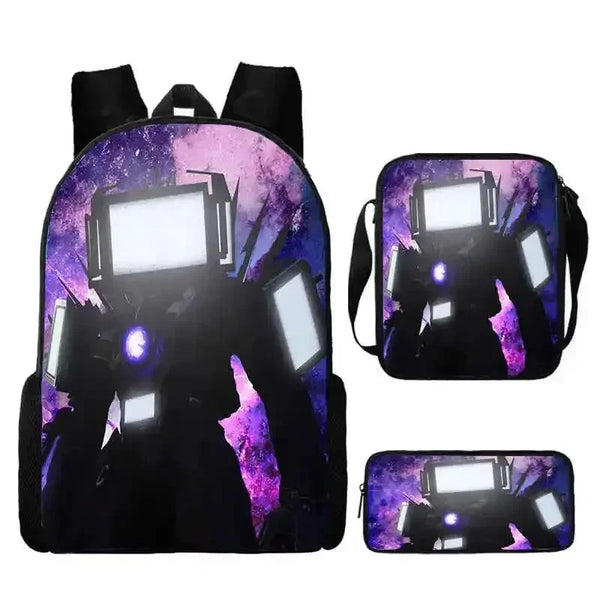 Skibidi Custom Backpack Set | Shop Backpack at LeStyleParfait