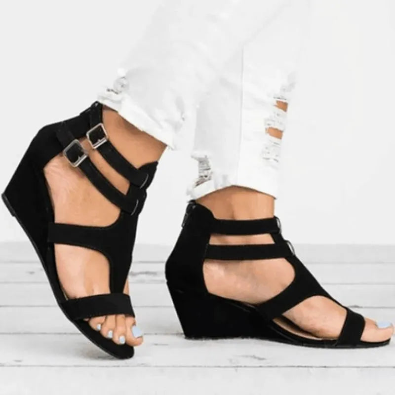 Strap Wedge Sandals | Shop Wedge Sandals at LeStyleParfait